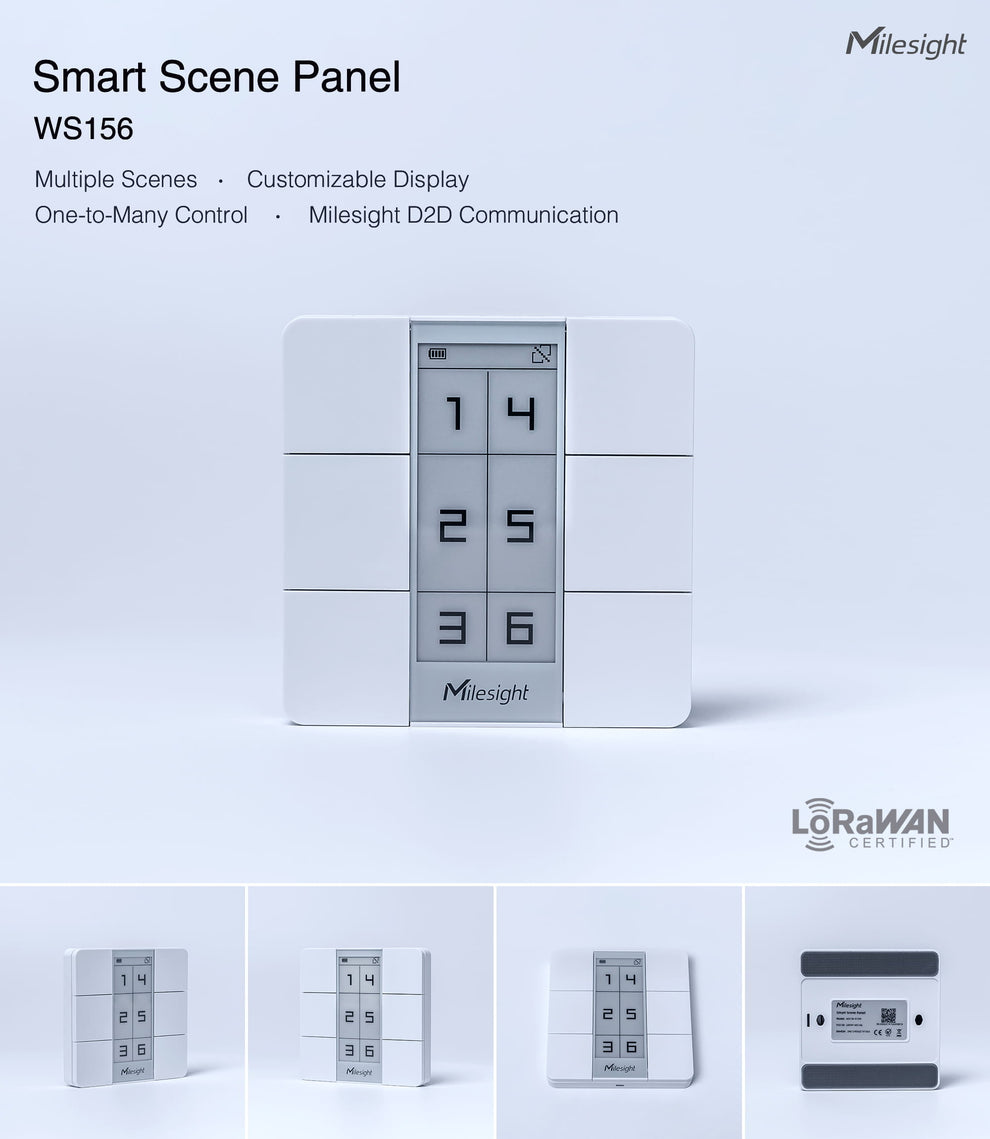 Milesight Smart Scene Panel WS136 / WS156 – MCCI