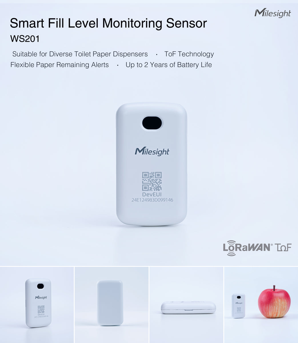 Smart Fill Level Monitoring Sensor WS201 – MCCI