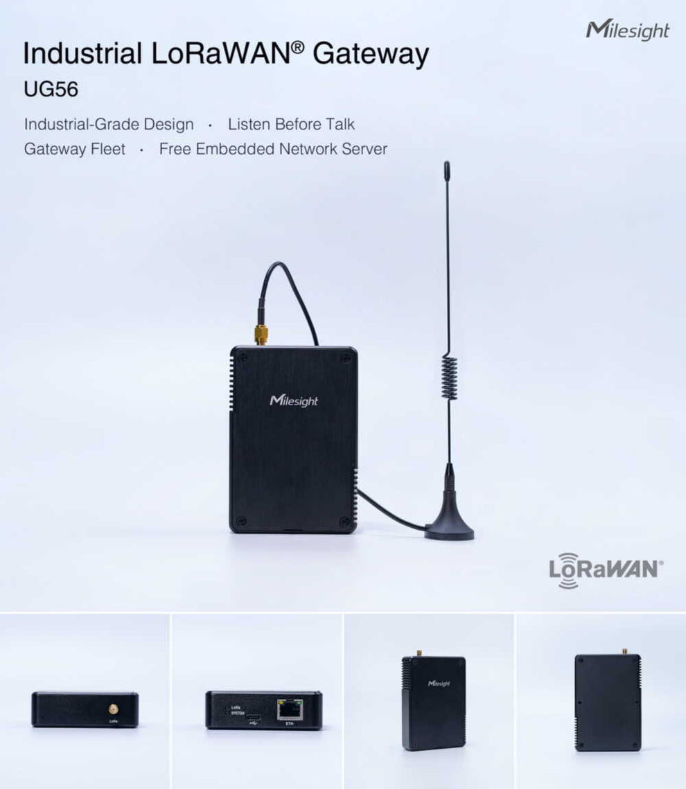 Milesight Industrial LoRaWAN® Gateway UG56 – MCCI