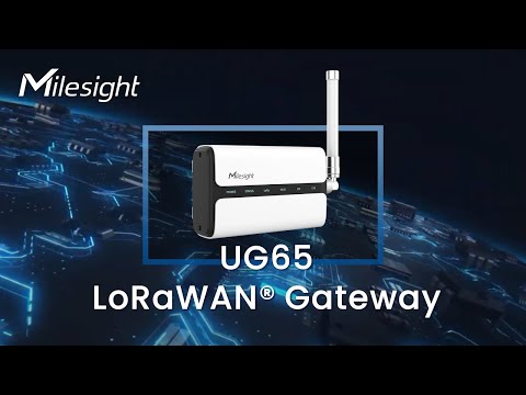 Milesight UG65 LoRaWAN Gateway | 8-Channel, IP65, Cellular – MCCI